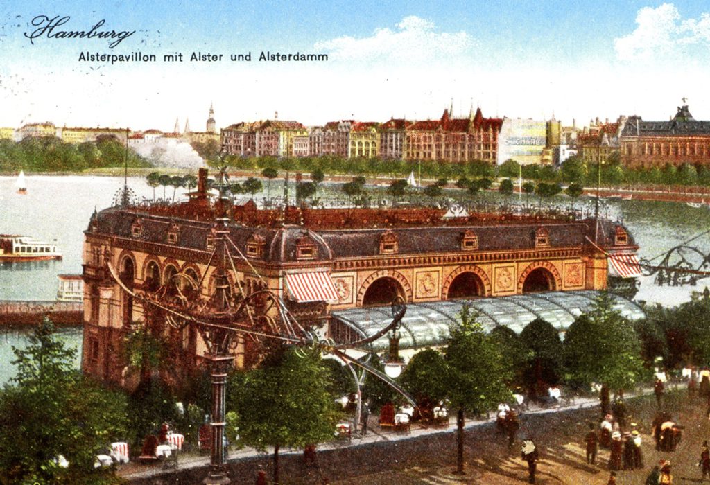 Alster Pavillon - Hamburg Gestern & Heute